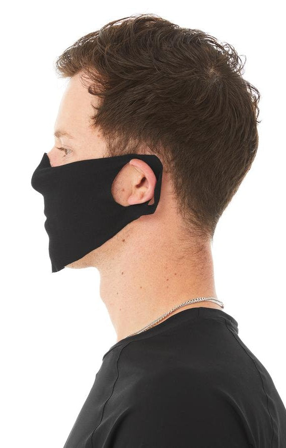 Face Mask Black | Cloth Face Cover | Breathable, Washable | Pack of 3